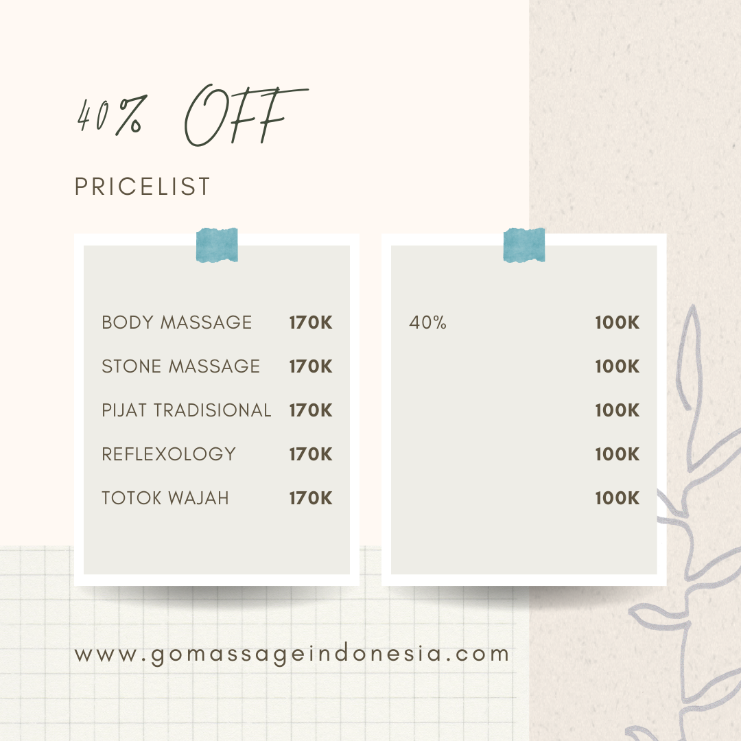 Pijat Panggilan Jakarta 24Jam Terapis Wanita & Pria Bisa Pilih Foto